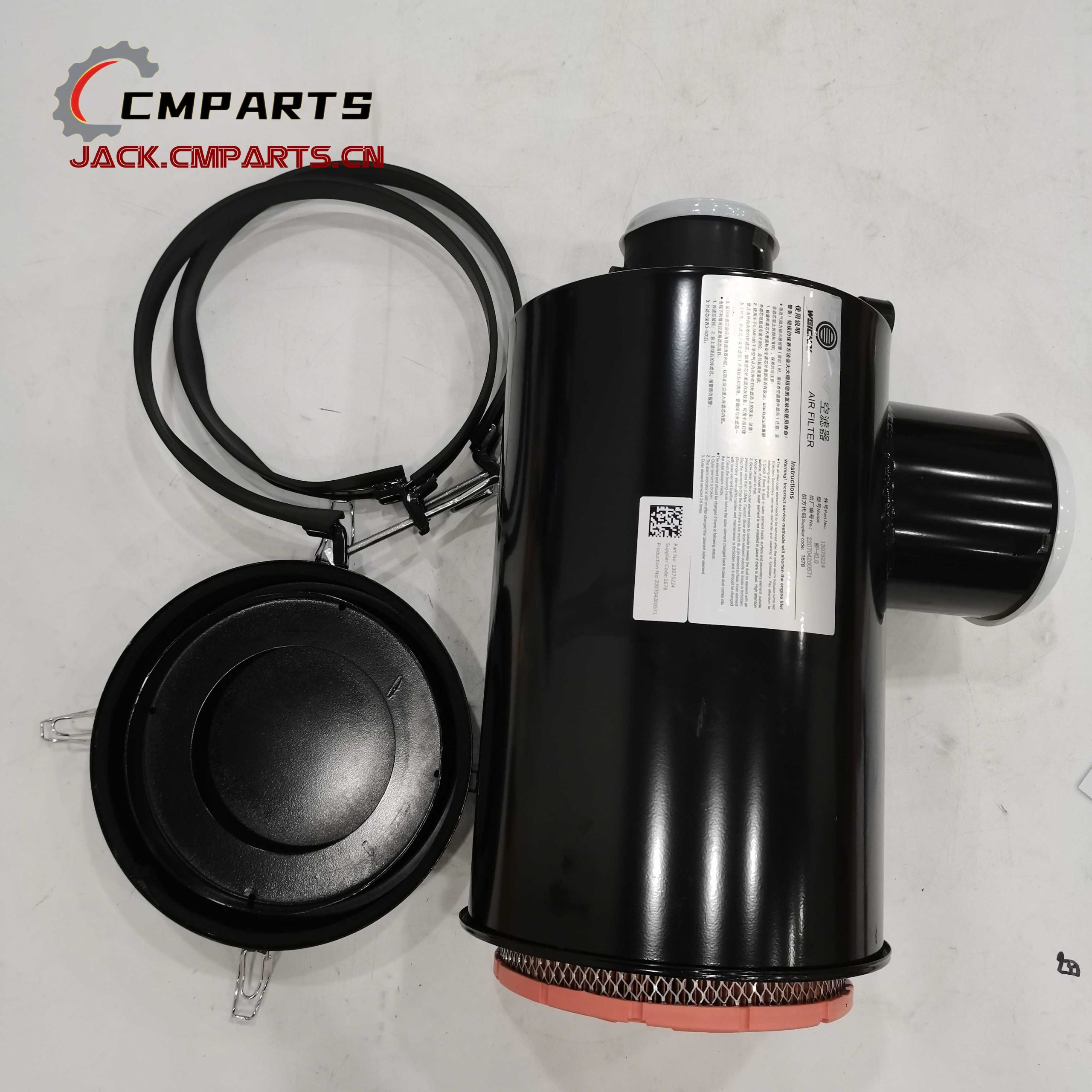 Air Filter 13075224 Original Weichai Engine Parts wheel loader spare ...