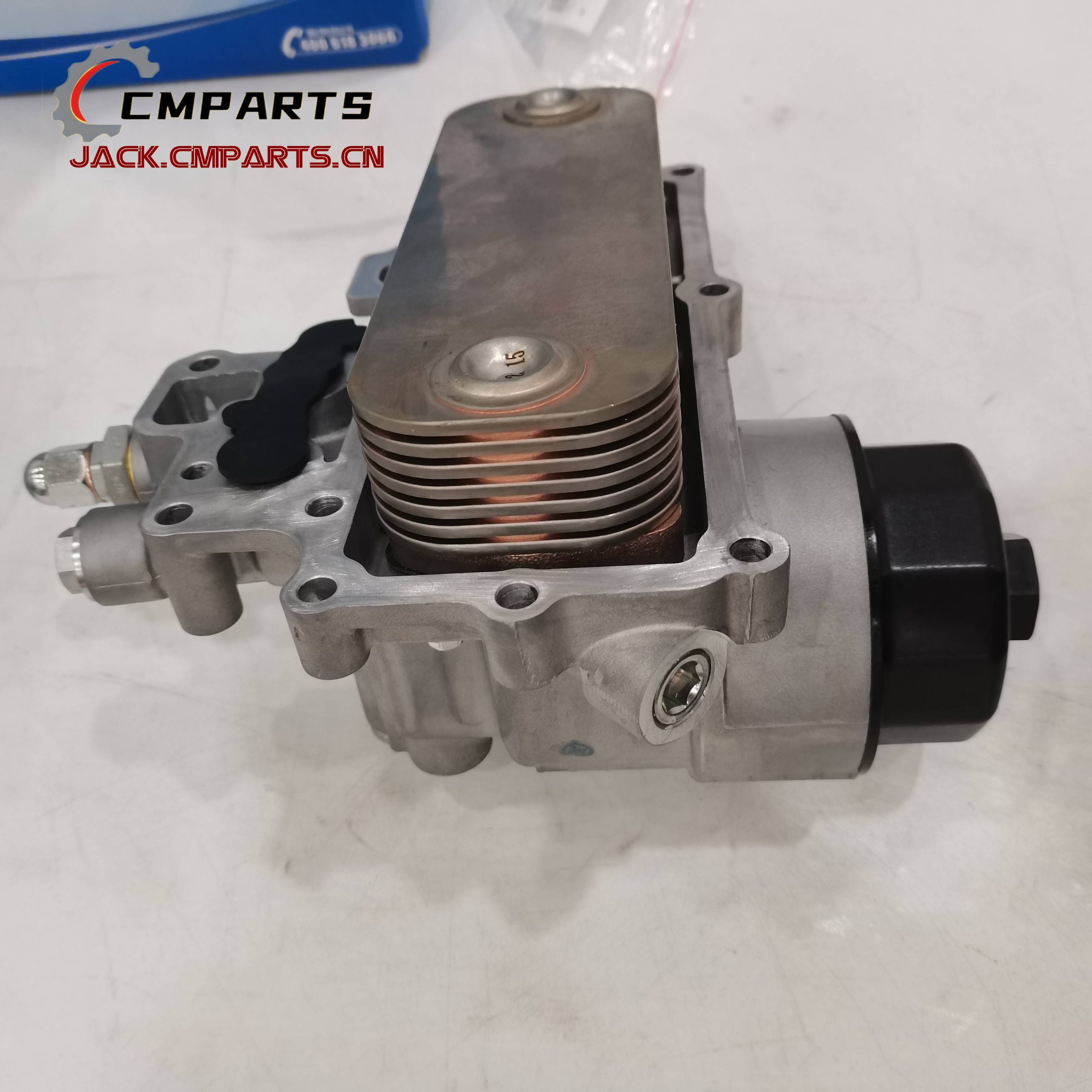 1001116645 Oil Cooler Assembly WEICHAI WP6G125E Diesel Engine Parts ...