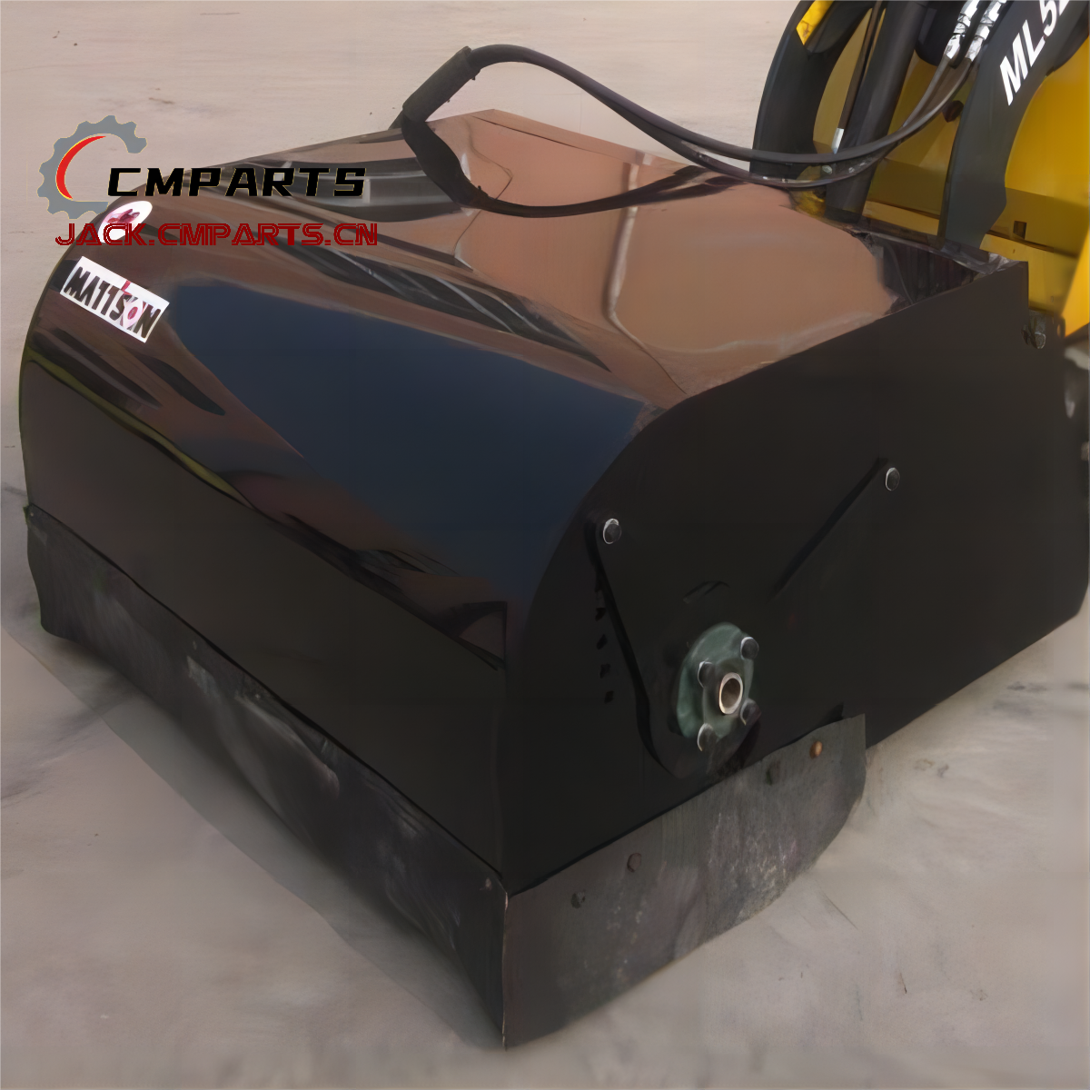Closed Sweeper with Quick Connection For Compact skid steer loader ...