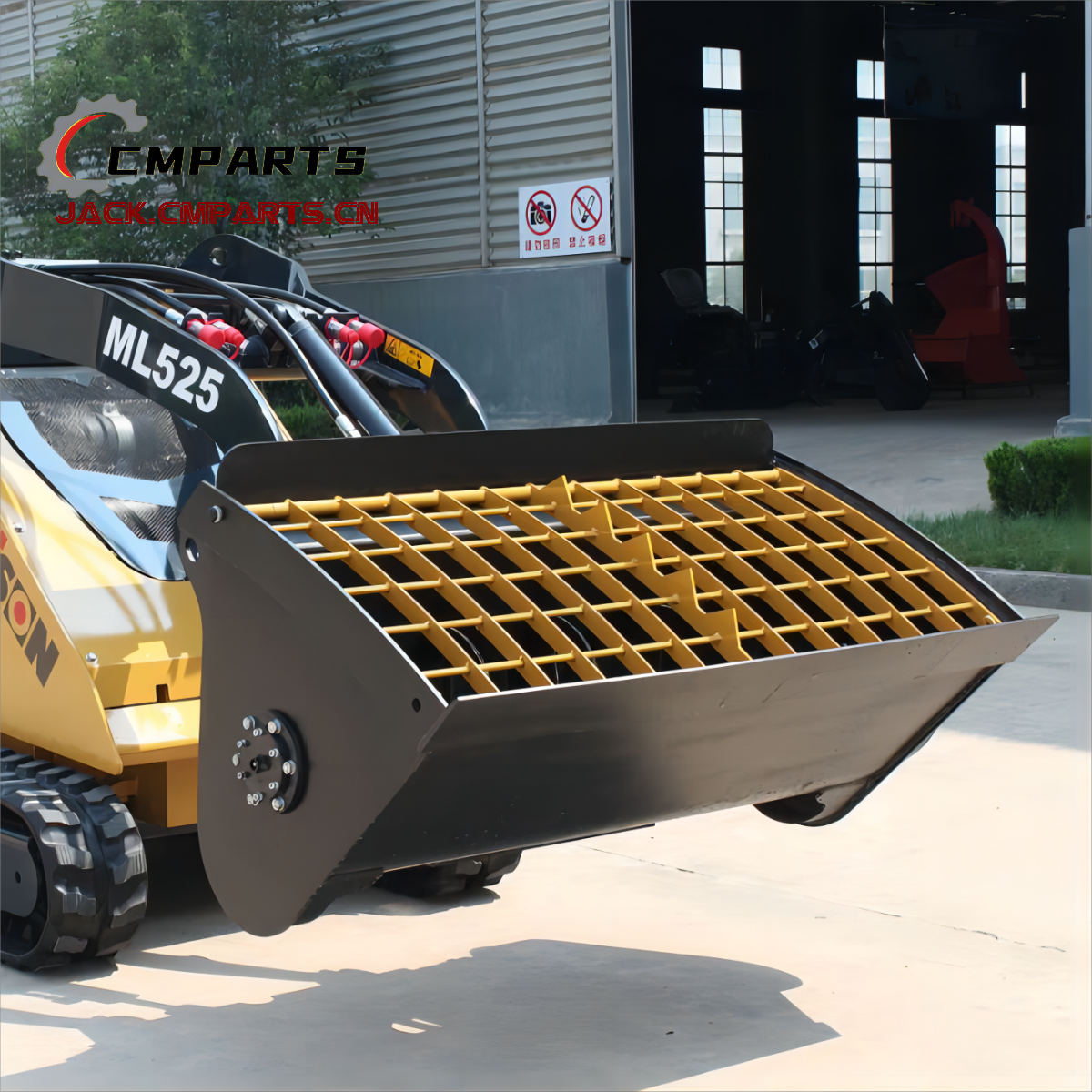 Concrete mixing bucket with Quick Connection For Compact skid steer ...