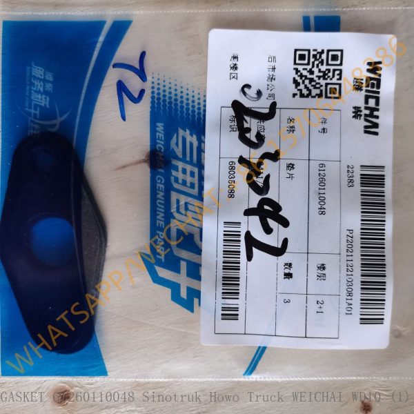 WEICHAI ENGINE WD10G220E11 SPARE PARTS 614070078 GASKET 61260110048 FOR ...